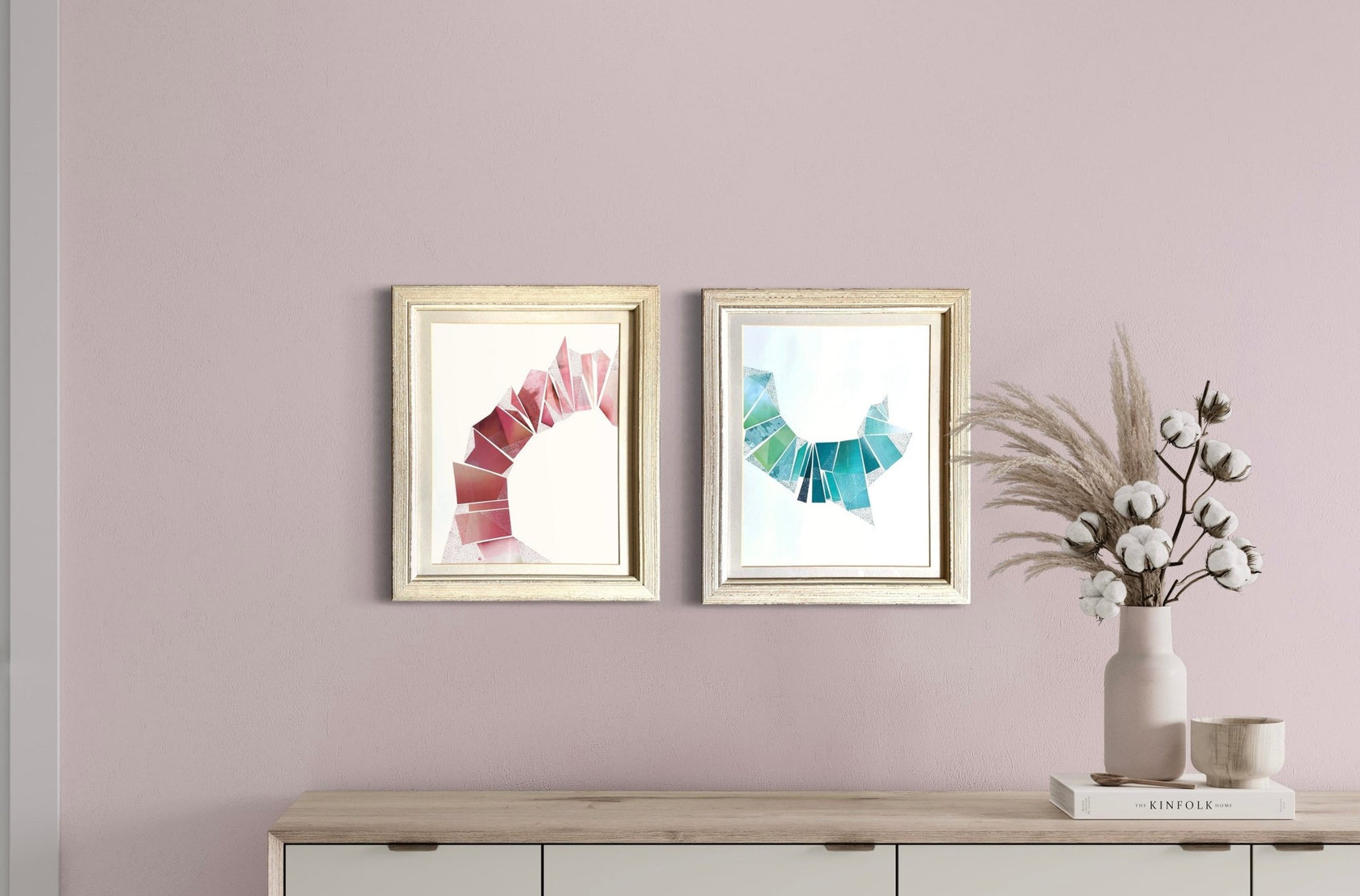 Pink C and Mint Wave – Dipti Irla